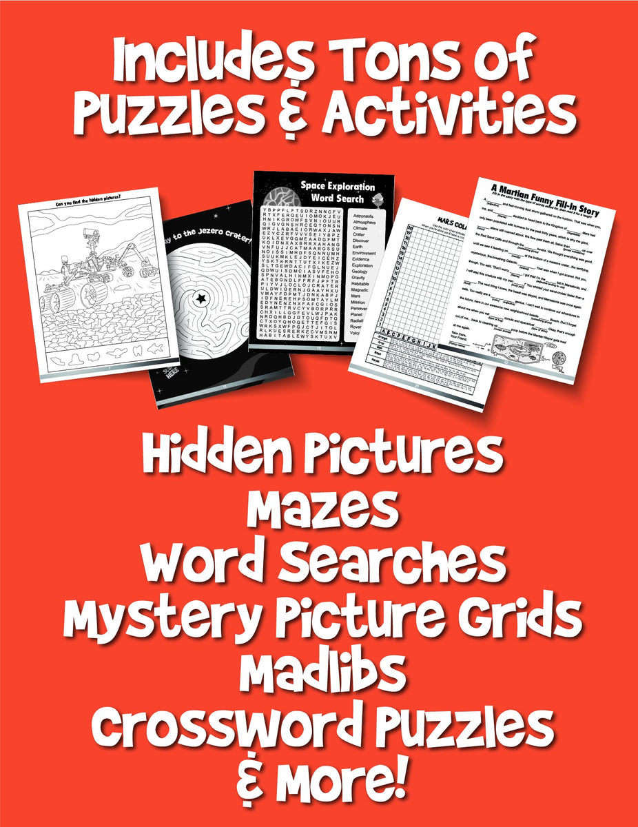 NASA Mars Mission for Kids: Facts, Activities, and Fun for Ages 7-12 ...